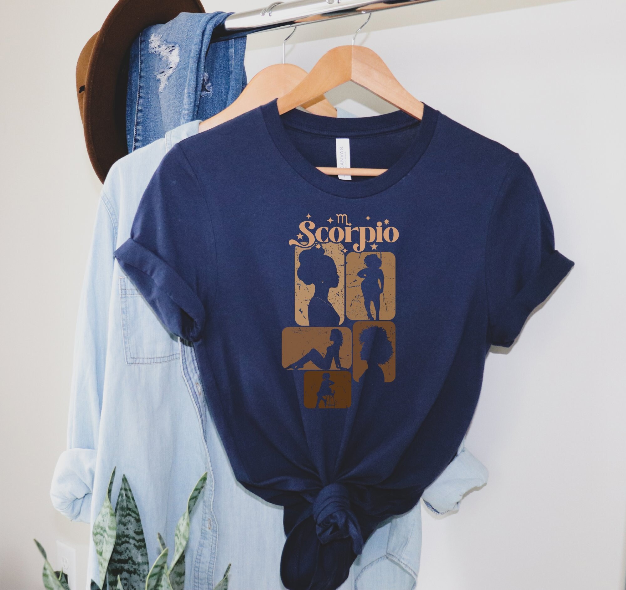 Scorpio Black Woman T-shirt, Scorpio Zodiac Sign Black Queen T-shirt ...