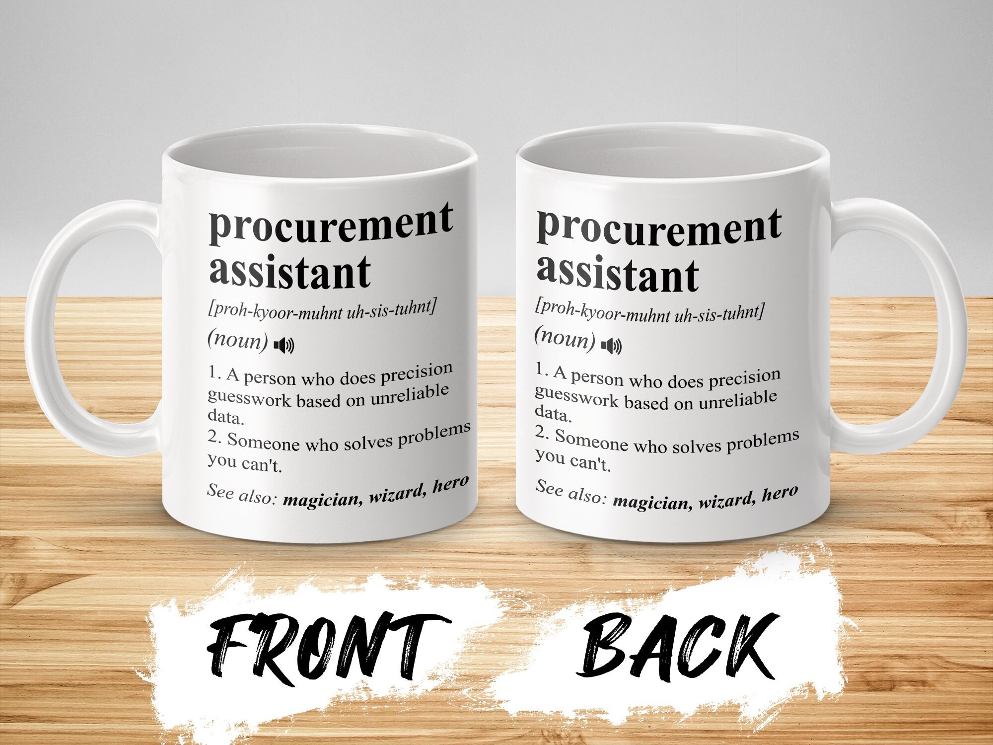 Procurement Assistant Gift, Funny Procurement Assistant Coffee Mug ...
