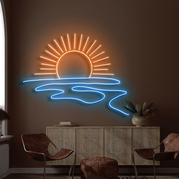 Sunset Neon Sign - Etsy