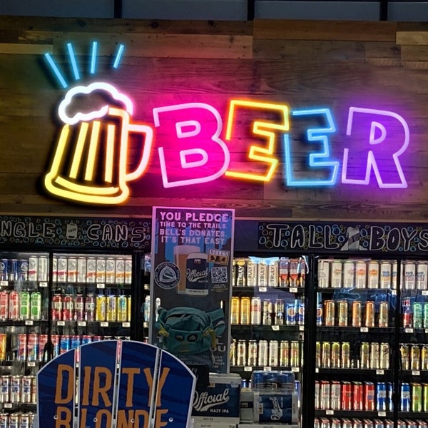 Neon Beer Signs - Etsy