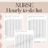 Nurse Hourly to Do List Schedule | Nurse Timeline Organizer | Nurse ...