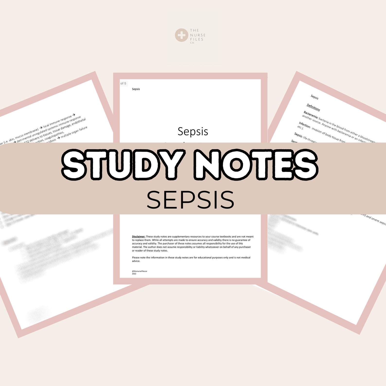 Sepsis Study Notes | Nursing Study Notes | Nursing Study Sheet | Nclex ...
