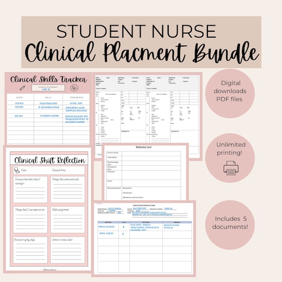 Student Nurse Clinical Placement Bundle - Etsy UK