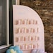 Wood Arch Backdrop PROP With Shelves: Party Favor Display, Photo Wall ...