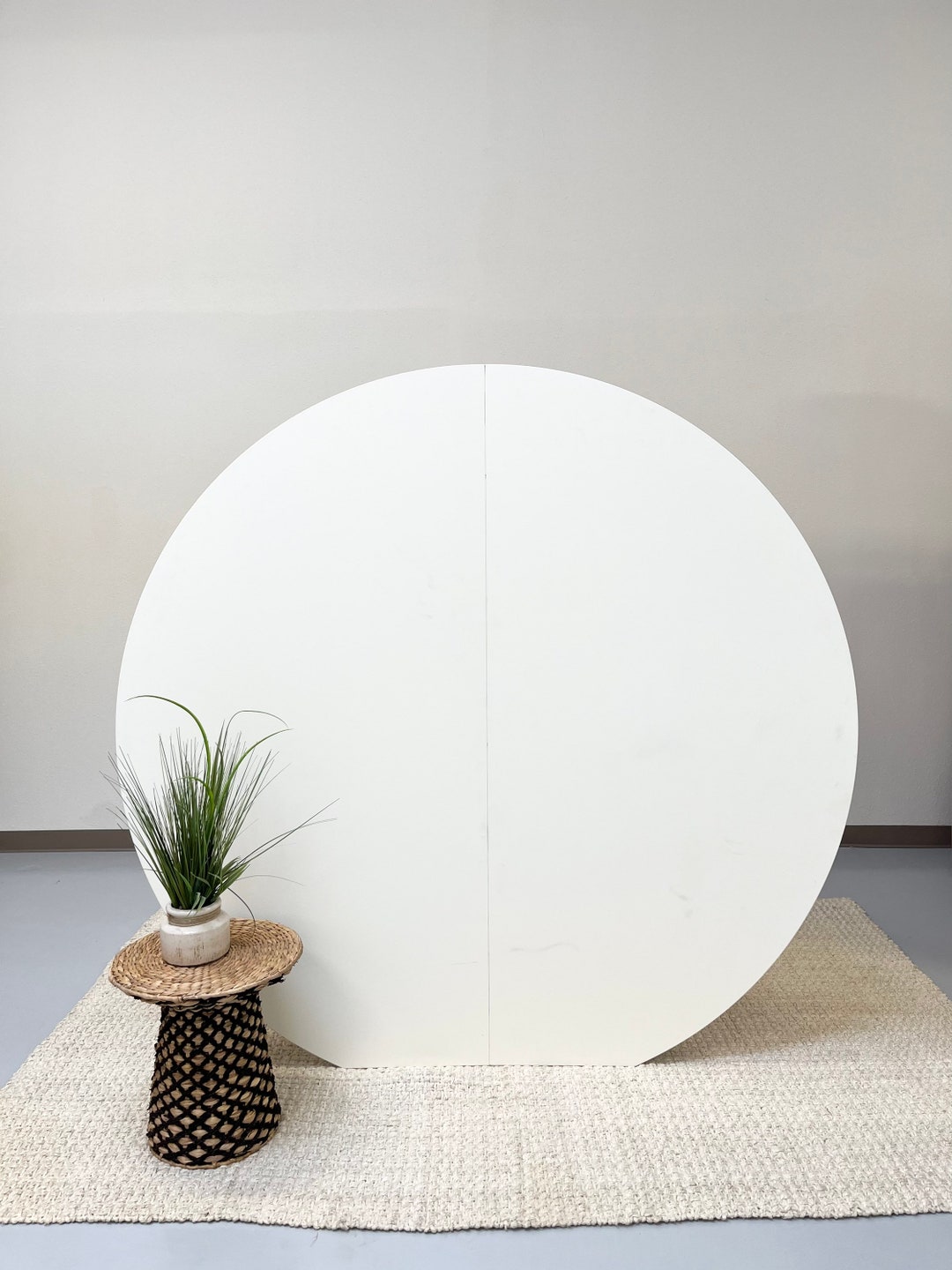 Round Wood Circle Backdrop 6.5' Diameter MDF Wood - Etsy