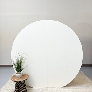 Round Wood Circle Backdrop 6.5' Diameter MDF Wood - Etsy