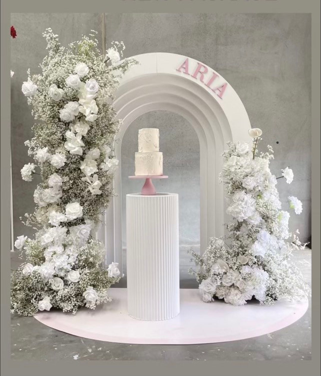 Layered Arch , 3D Foam Arch, Arch Backdrop, Rainbow Arch, Wedding Photo ...