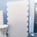 Scalloped Wood Backdrop Wall With Scallop Edge Detail Balloon - Etsy