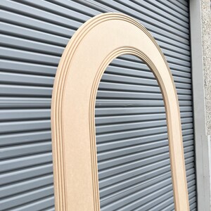 Open Wooden Arch: Party Event Backdrop PROP With Bead Detail, Ships ...