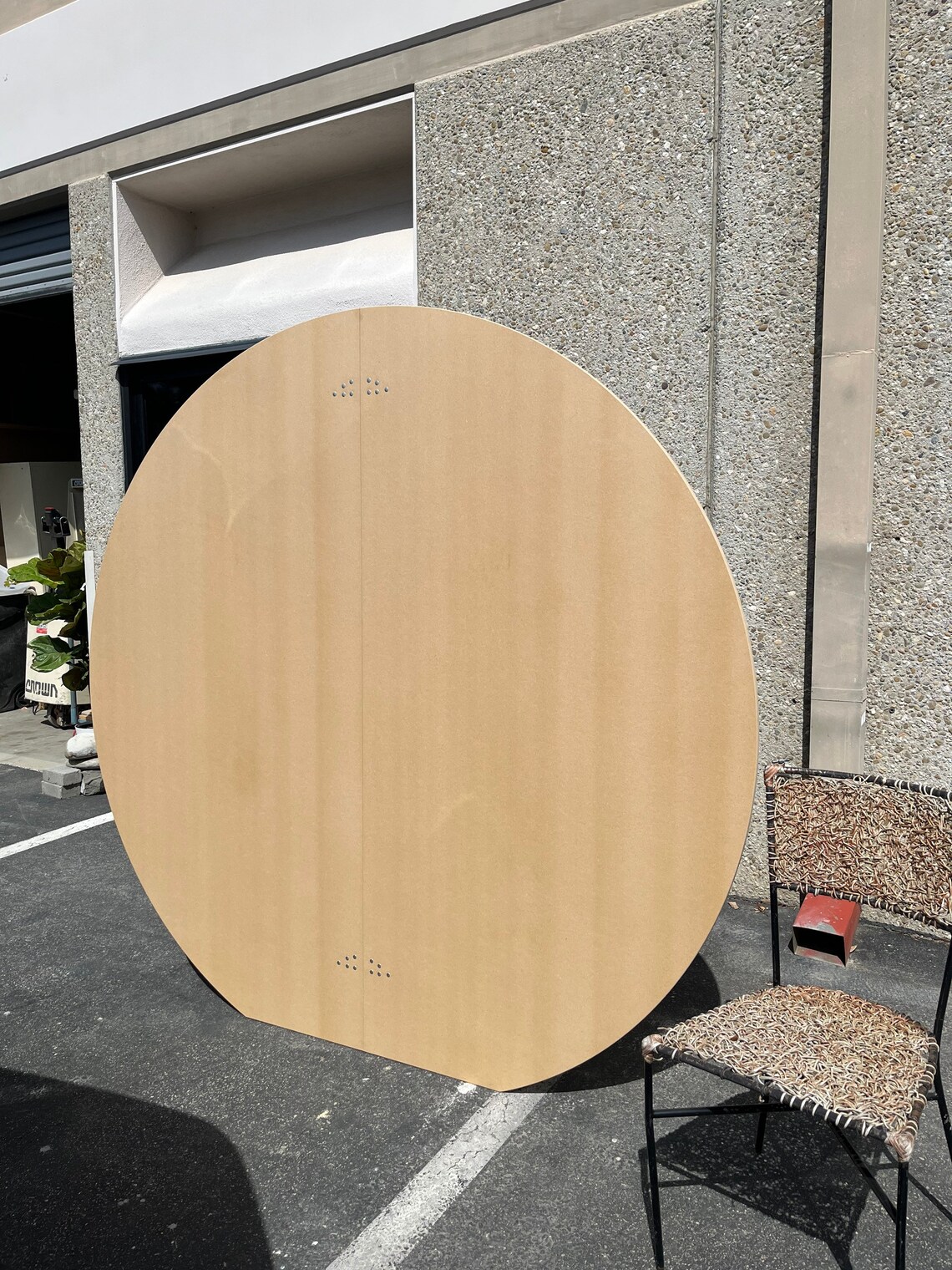 Round Wood Circle Backdrop 6.5' Diameter MDF Wood - Etsy