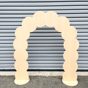 6 Piece Mini Backdrop Set - Mini Wood Rainbow, Wood Open Arch With ...