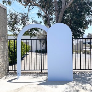 Foldable/collapsible Wedding Arch Backdrop PROP: Custom Wood Open Arch ...