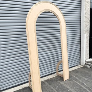 Wood Rainbow Arch Band 4'x7'x9" With Beautiful Partial Bead Detail ...