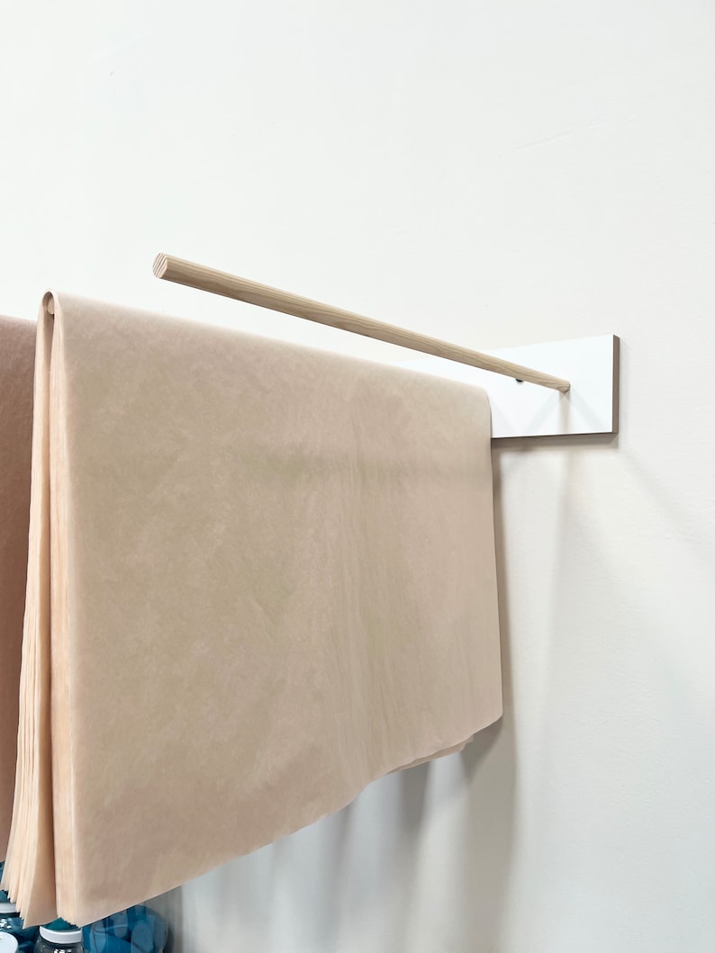 Wood Tissue Paper Rack - 6 Ft. Length With Dowels Included - Etsy