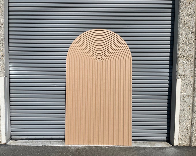PRICE LOWERED - 4'X7' Ripple Chiara Wall Arch W/ Milling Defect and ...