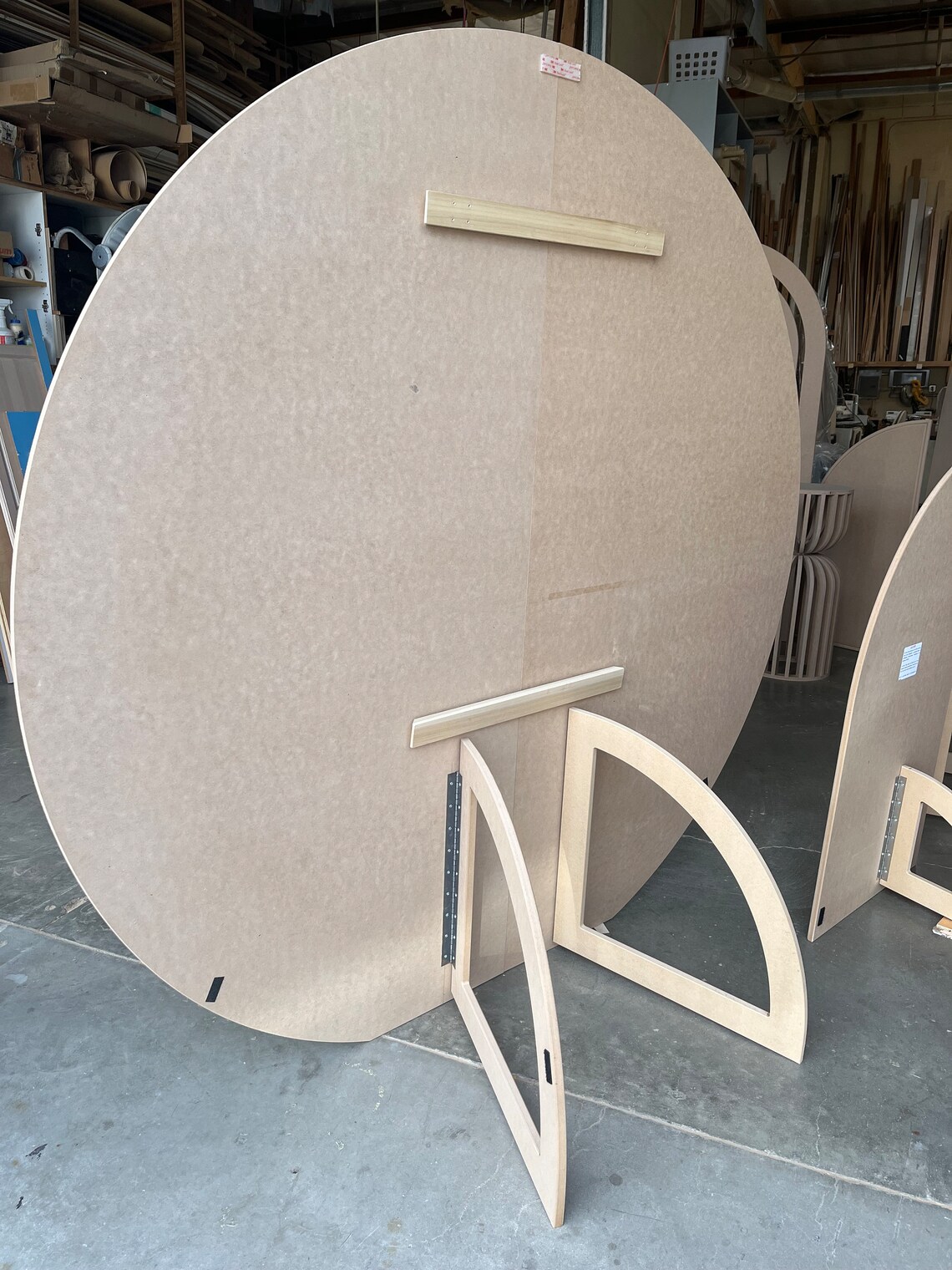 Round Wood Circle Backdrop 6.5' Diameter MDF Wood - Etsy