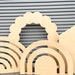 6 Piece Mini Backdrop Set Mini Wood Rainbow, Wood Open Arch With ...