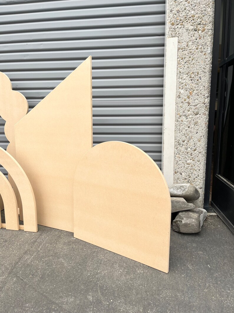 6 Piece Mini Backdrop Set Mini Wood Rainbow Wood Open Arch - Etsy