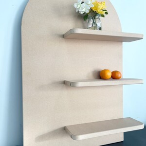 Wood Tabletop Display Shelving Unit: Modern Merchandise Stand, Set of 2 ...