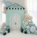 Wood House Backdrop: 4’x5’ Party Wall Display - Etsy