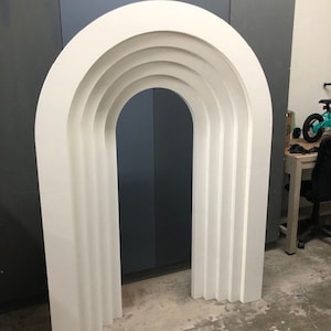 Layered Arch , 3D Foam Arch, Arch Backdrop, Rainbow Arch, Wedding Photo ...