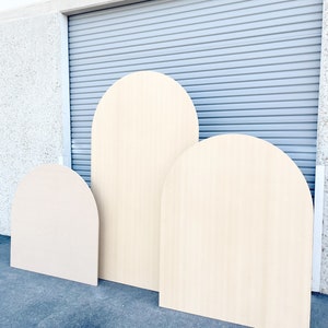 Wood Arch Backdrop PROP Set: Radius Event Photo Wall, Self Standing ...