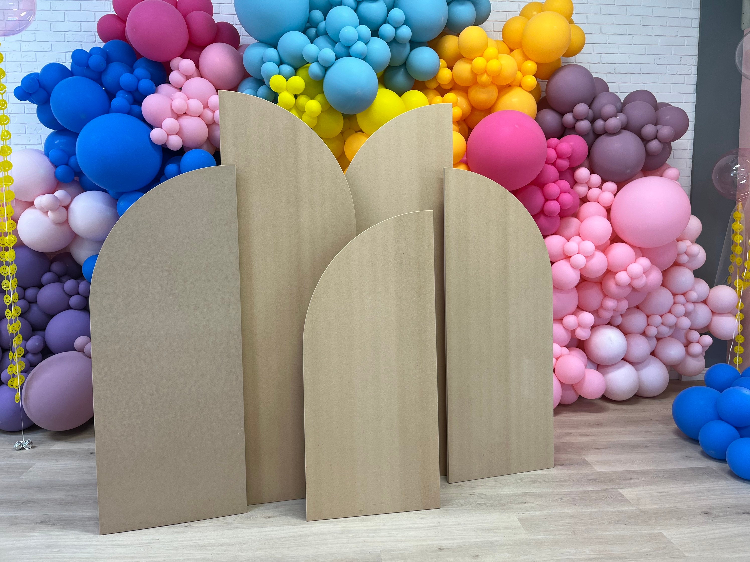 5 Piece Wood Backdrop Arch Set Wood Wedding Wall Reusable - Etsy