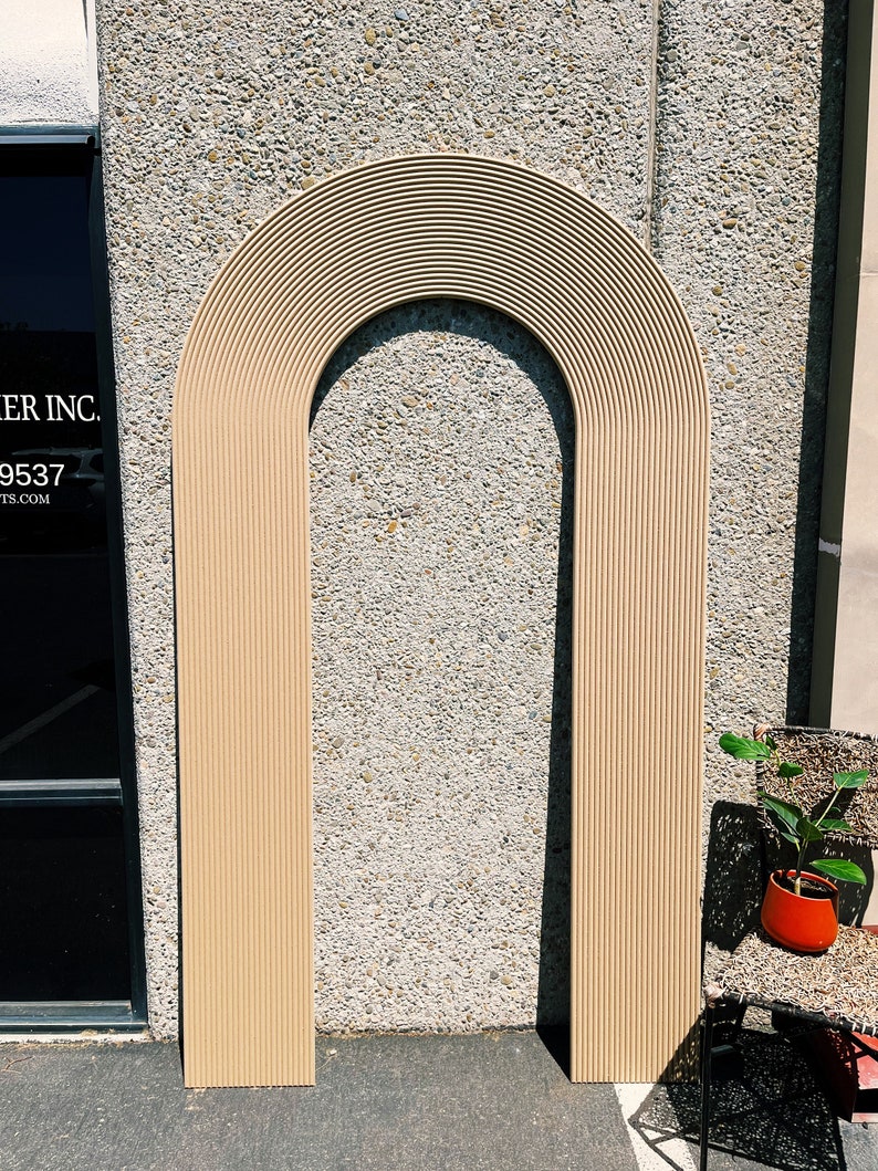 Wood Ripple Open Arch Rainbow 4'x 7'x 12 - Etsy