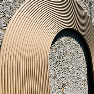 Wood Ripple Open Arch Rainbow - 4'x 7'x 12" - Reusable, MDF Wood ...