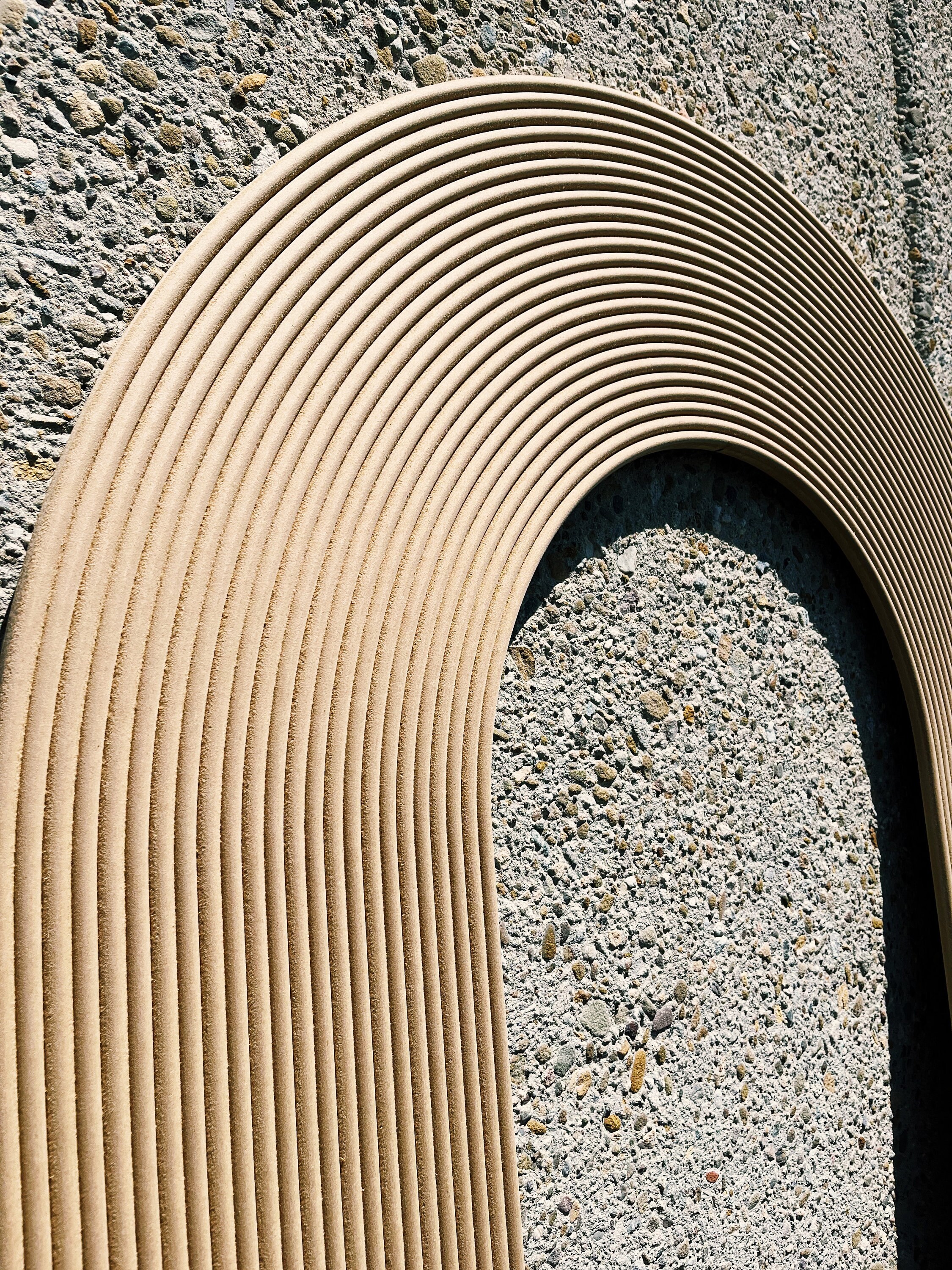 Beaded Wood Ripple Arch: Reusable Wedding Backdrop (4'x7'x12") - Etsy
