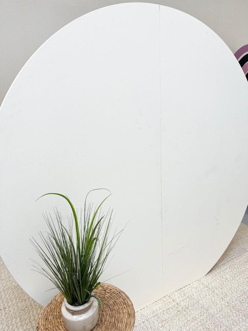 Round Wood Circle Backdrop 6.5' Diameter MDF Wood - Etsy