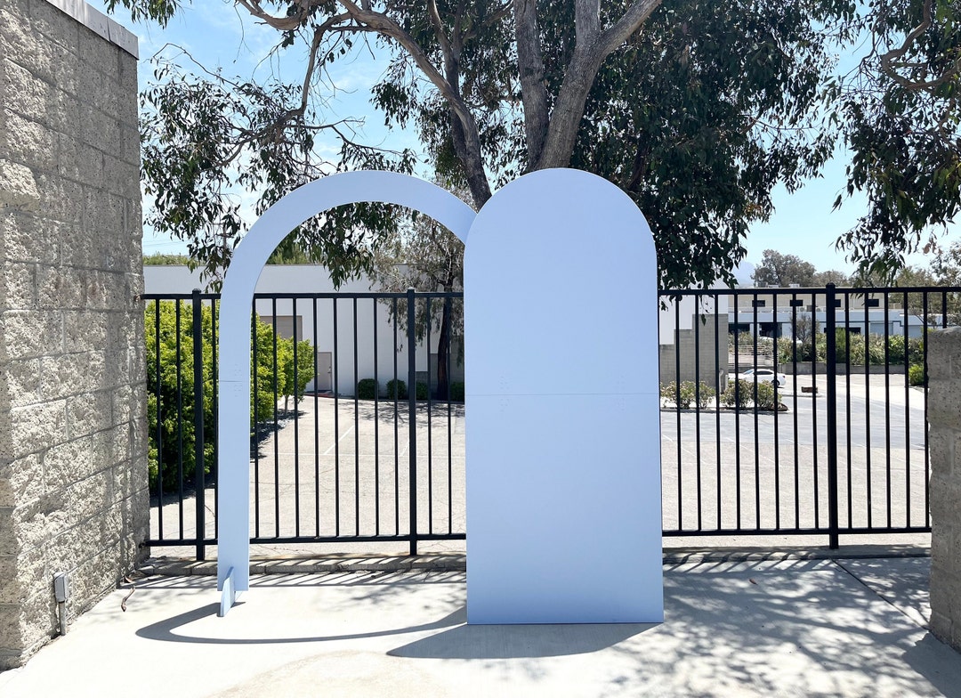 Foldable/collapsible Wedding Arch Backdrop PROP: Custom Wood Open Arch ...