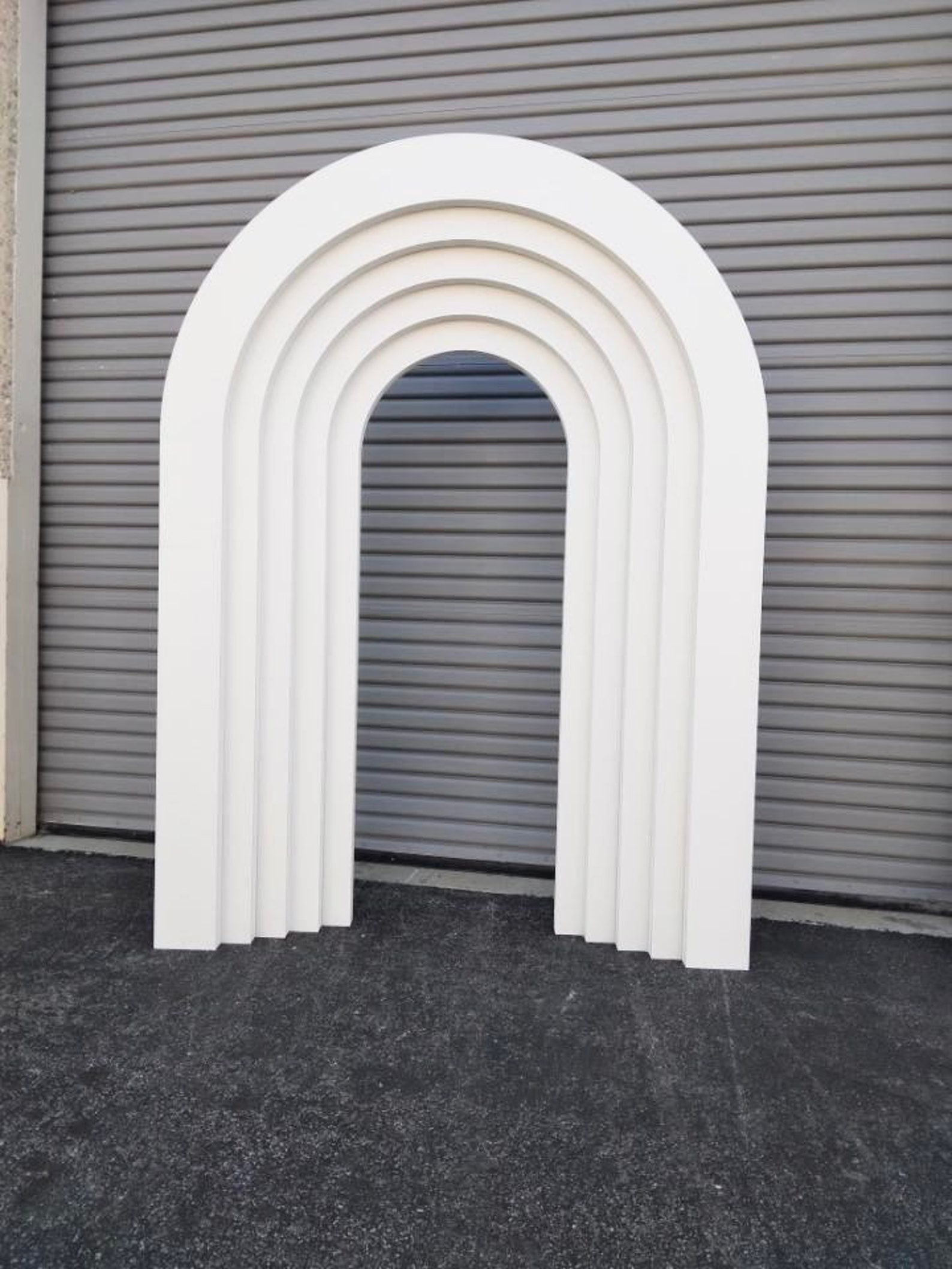 3D Layered Wedding Arch Backdrop Prop - Lightweight Foam, Lightweight ...
