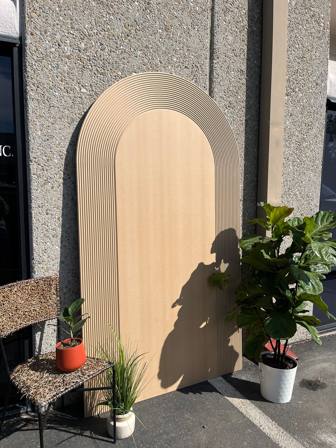 Wood Round Arch Backdrop Set of 2 MDF 4'x7' W/ - Etsy