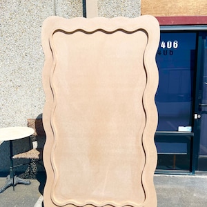 Folding Wavy MDF Photo Booth Backdrop With Plant-on Detail (4' X 7') - Etsy