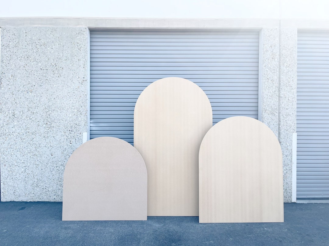 Wood Arch Backdrop PROP Set: Radius Event Photo Wall, Self Standing ...