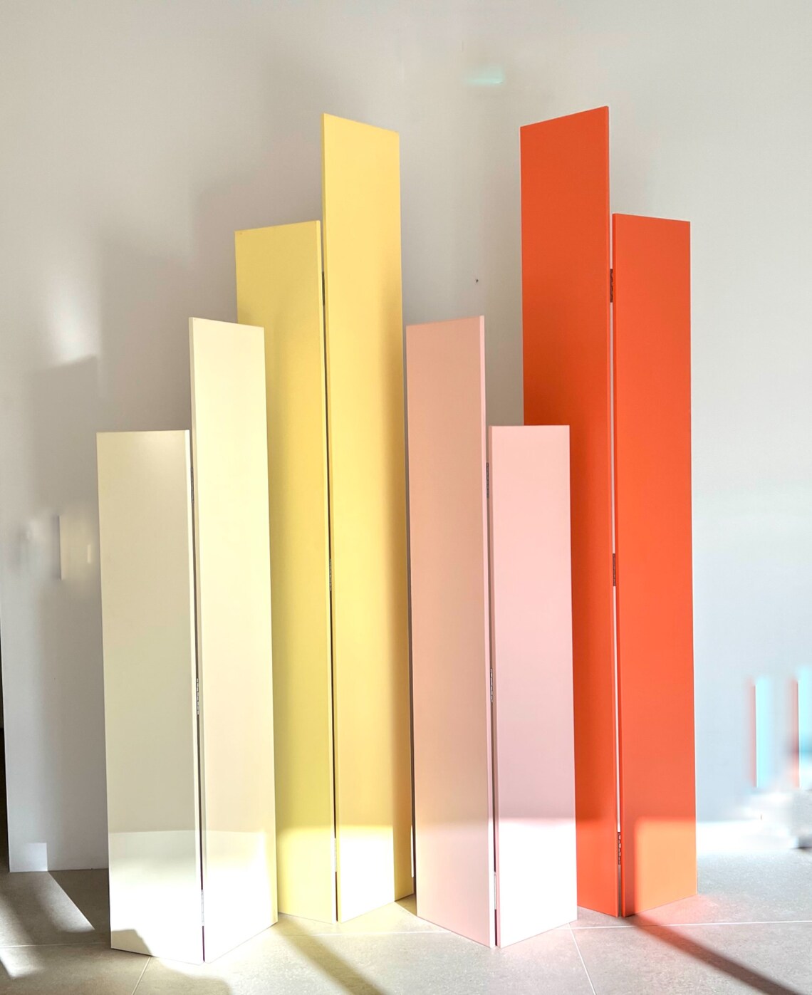 Colorful Wood Event Backdrop cityscape Set - Etsy