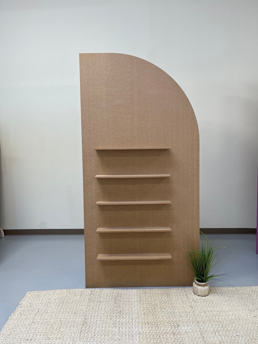 Wood Arch Backdrop PROP With Shelves: Party Favor Display, Photo Wall ...