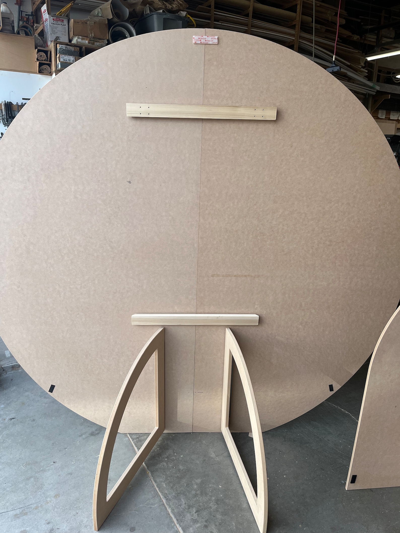 Round Wood Circle Backdrop 6.5' Diameter MDF Wood - Etsy