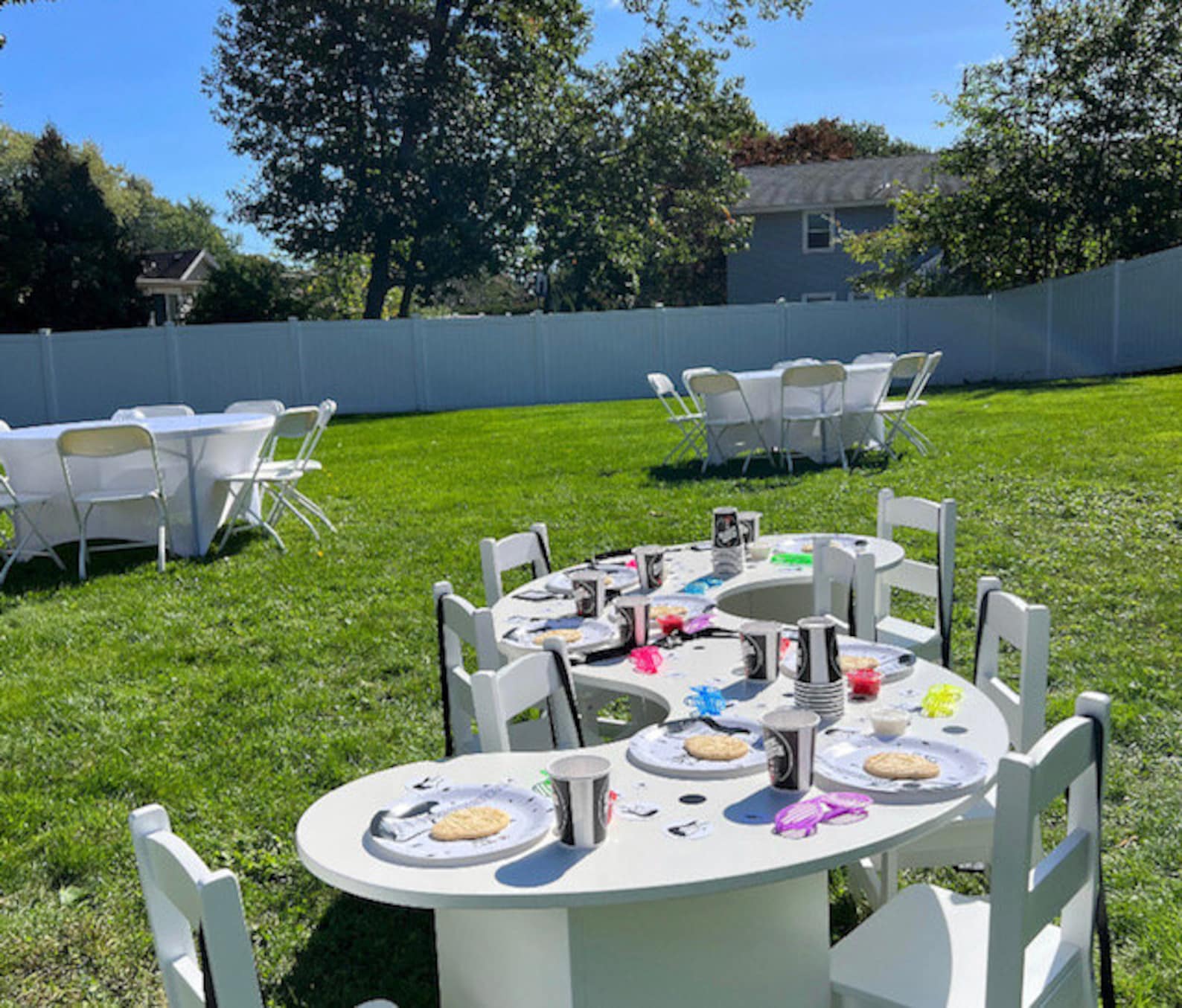 Wooden S-curve Kids Table | Birthday Party Décor Gift | Montessori ...