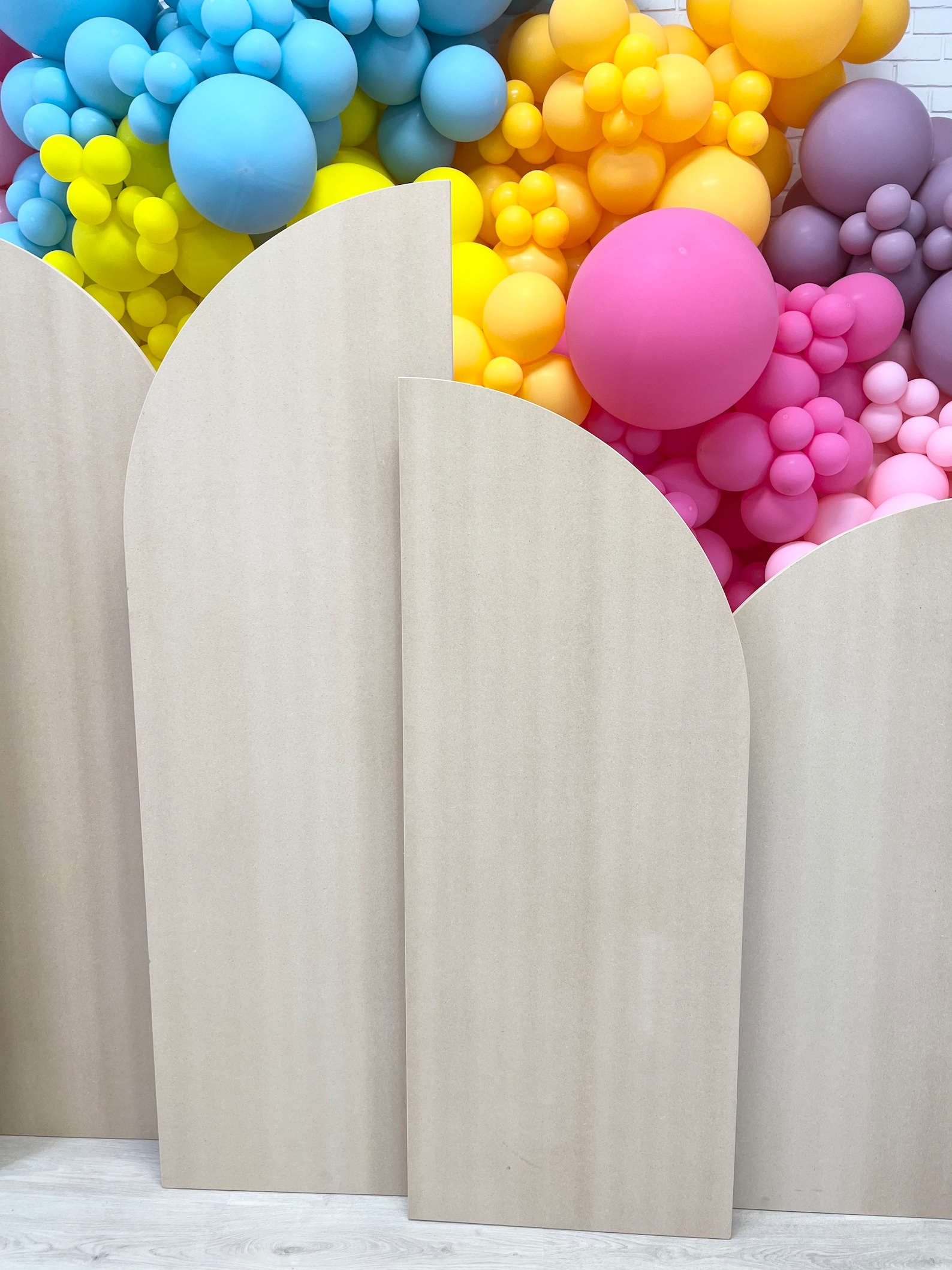 5 Piece Wood Backdrop Arch Set Wood Wedding Wall Reusable - Etsy