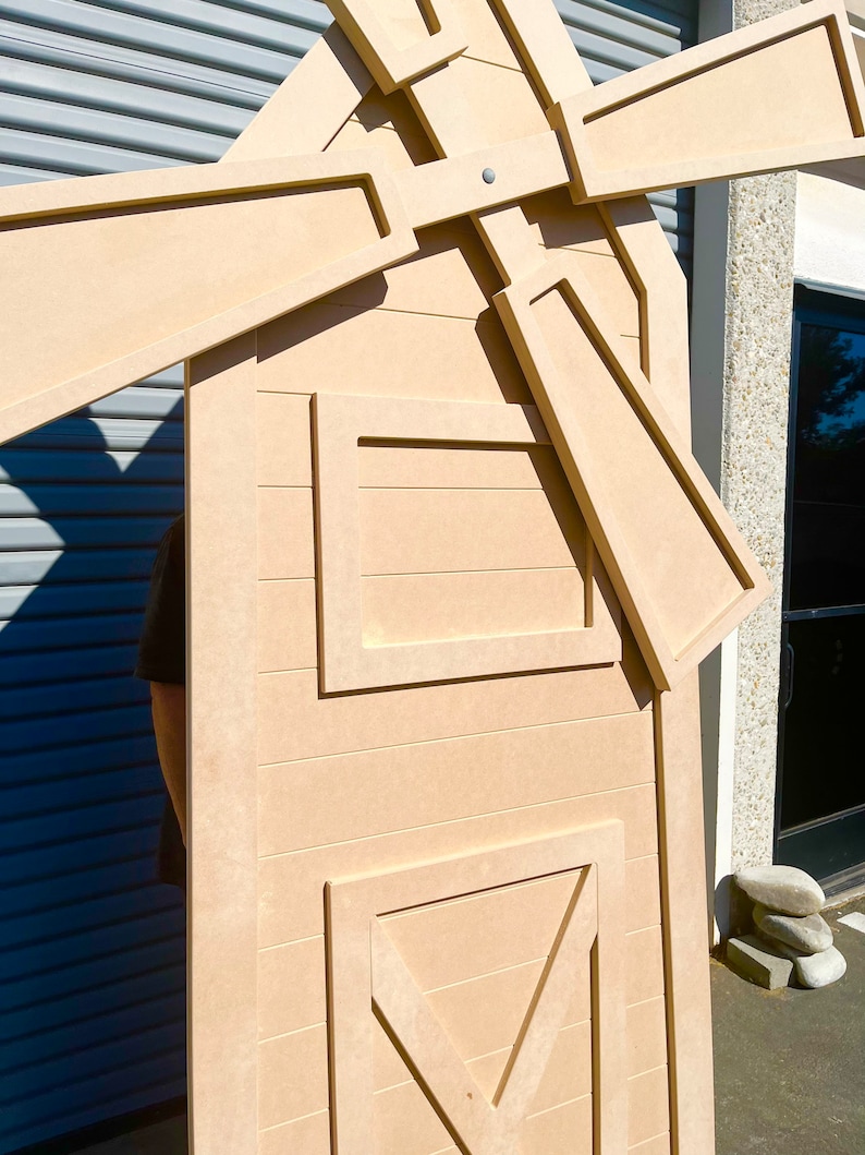 Wood Windmill Party Prop 4 Wide X 7 Tall Event Decor - Etsy