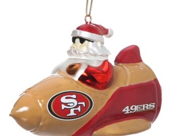 San Francisco 49ers Christmas Ornament - Etsy