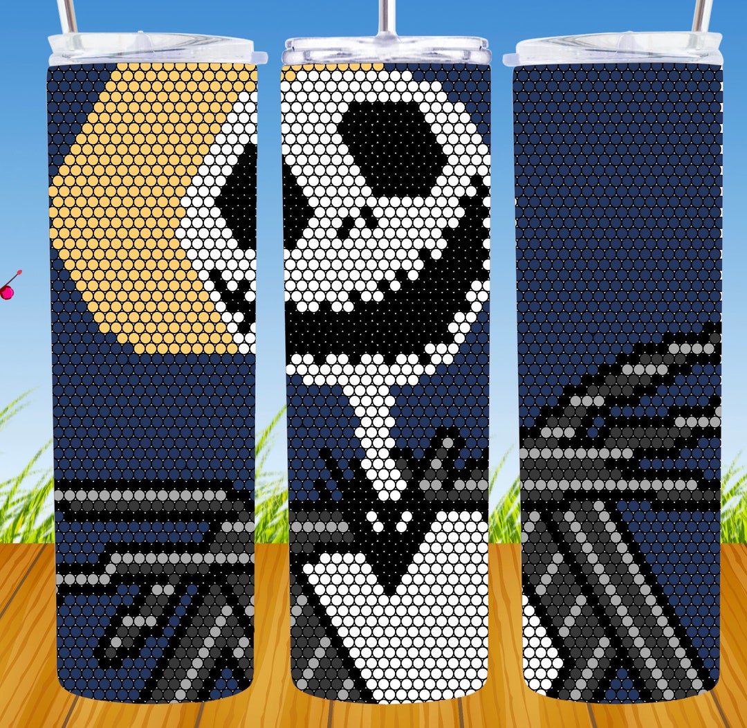 Male Skeleton Rhinestone Tumbler Pattern - Etsy