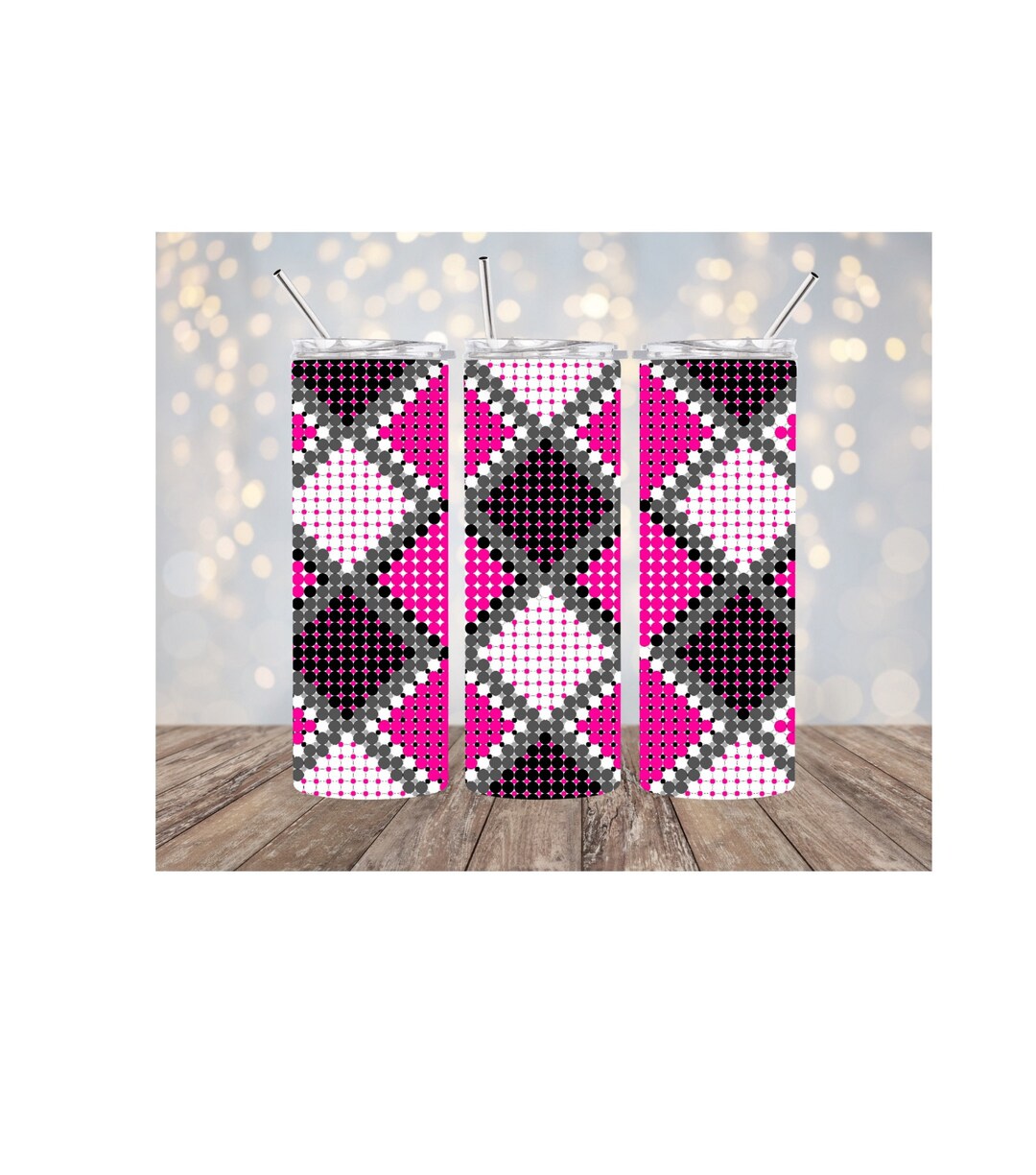 Premium Grid Buffalo Plaid Rhinestone Pattern - Etsy