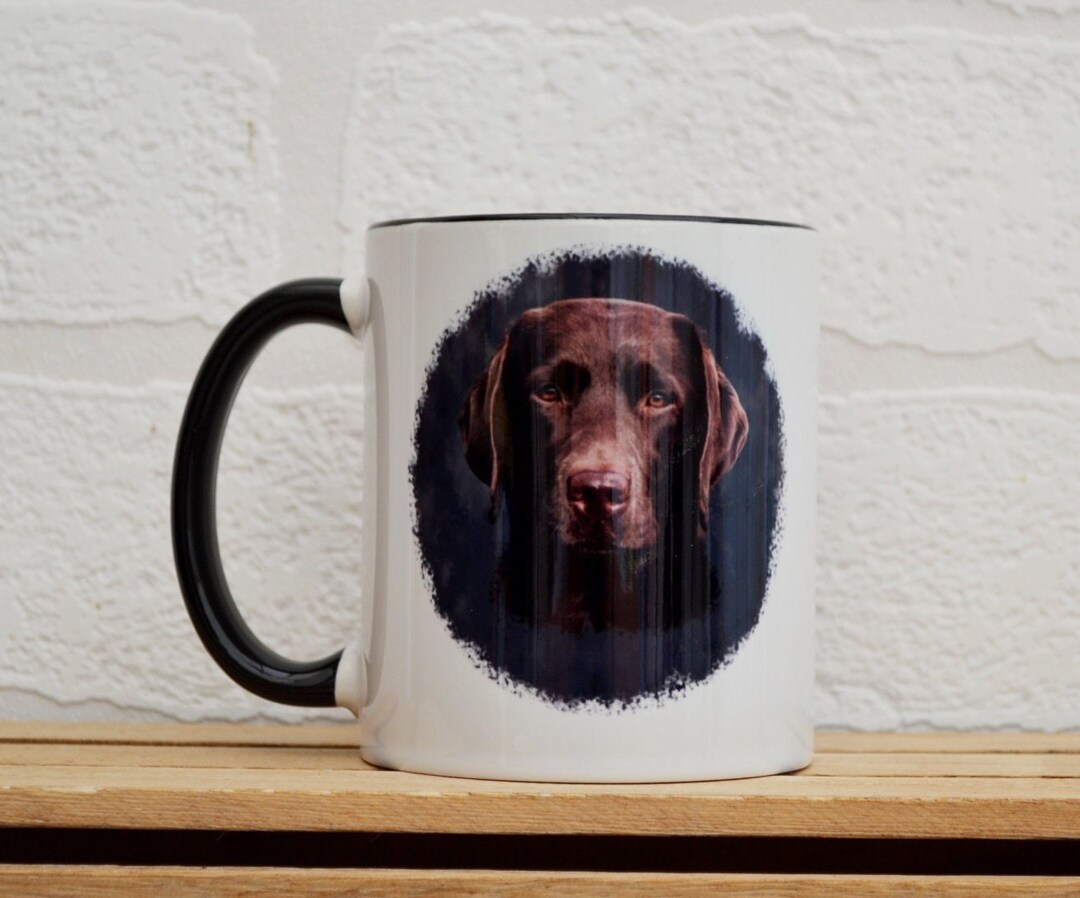 Chocolate Labrador Mugs Mugs Birthday Gifts Dog Mugs Labrador Dog Gifts ...