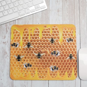 Bee Mousemats | Honey Bee | Insect Mousemats | Bee | Honey Bee Gifts ...