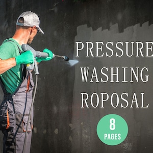Pressure Cleaning power Washing Contract proposal estimate agreement ...