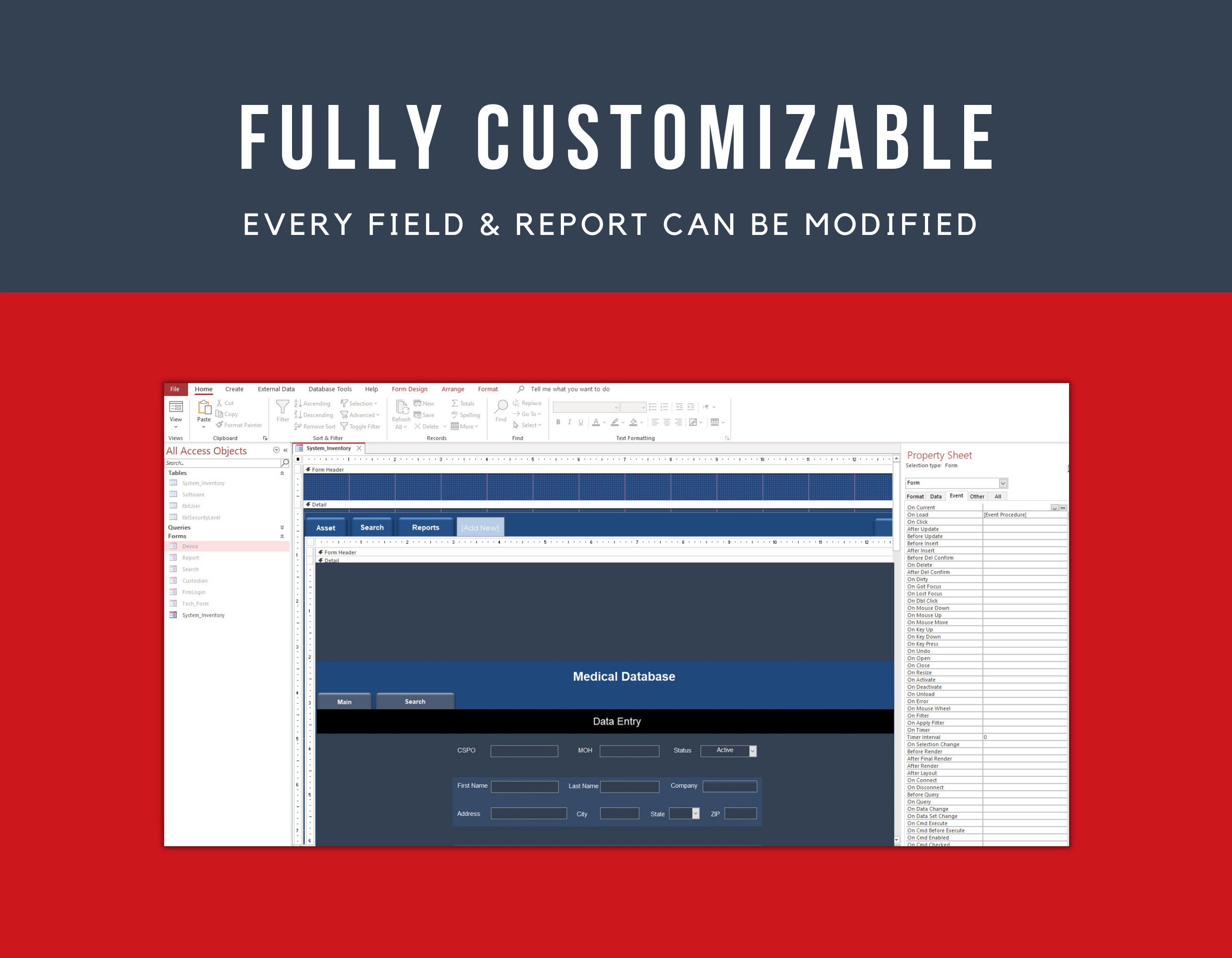 Patient Information Database: Microsoft Access Template - Etsy