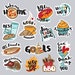 Meme Stickers Design Bundle | Funny Stickers Vector Art for Laptop ...